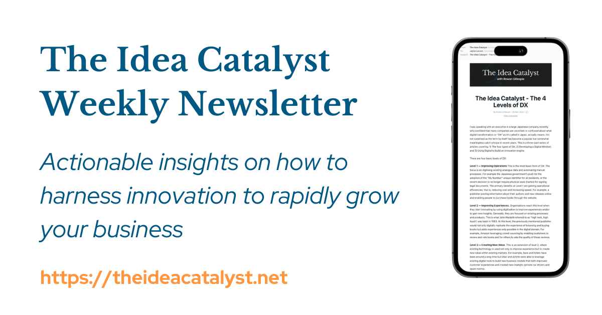 The Idea Catalyst Newsletter